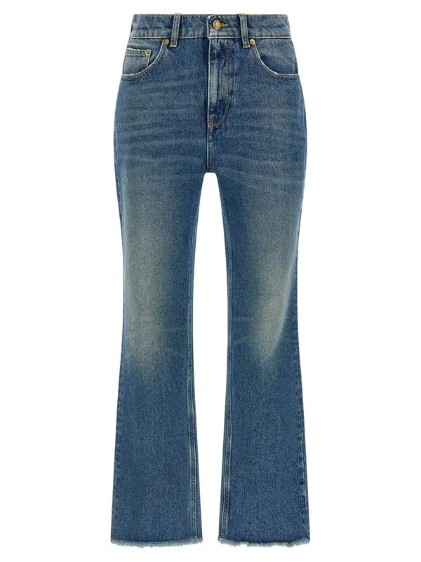 GOLDEN GOOSE Deryn Flared Jeans - Blue