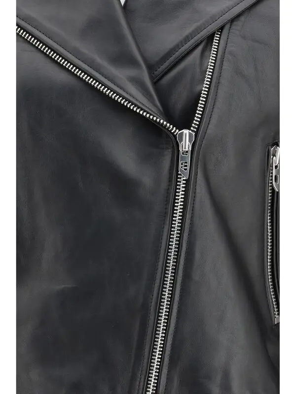 DIESEL® L-unatic Leather Biker Jacket