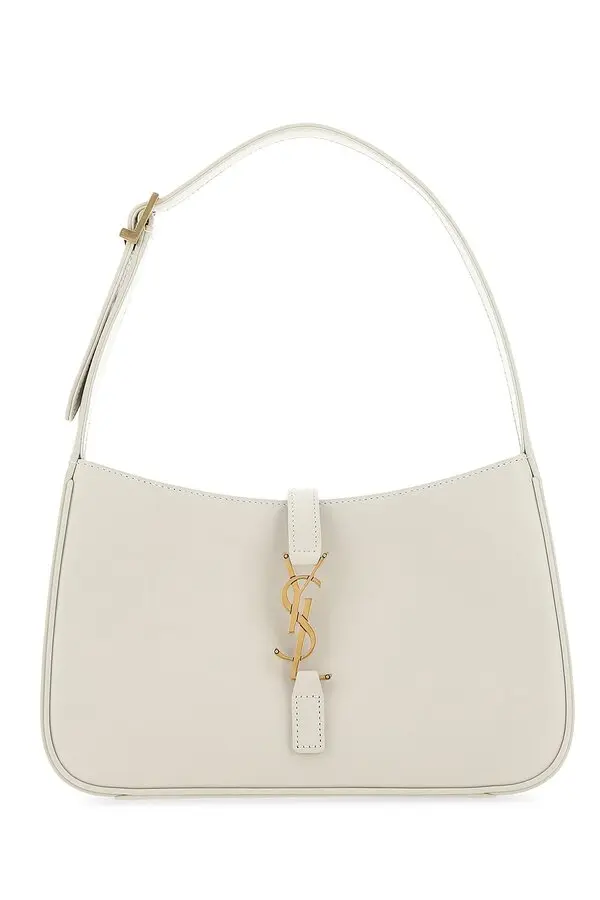 Saint Laurent Leather Shoulder Bag - White