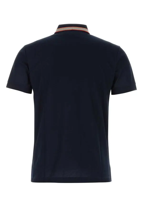 Burberry Midnight Piquet Polo Shirt - Blue