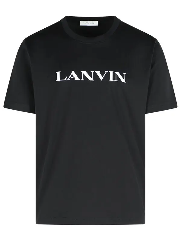 LANVIN Cotton T-shirt - Black