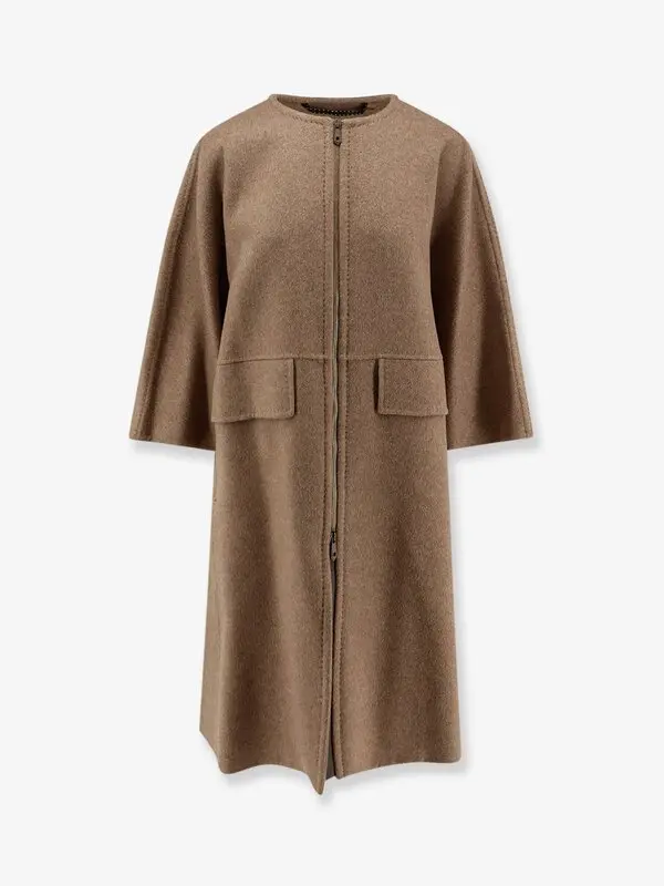 Max Mara Amour Cashmere Coat - Cream