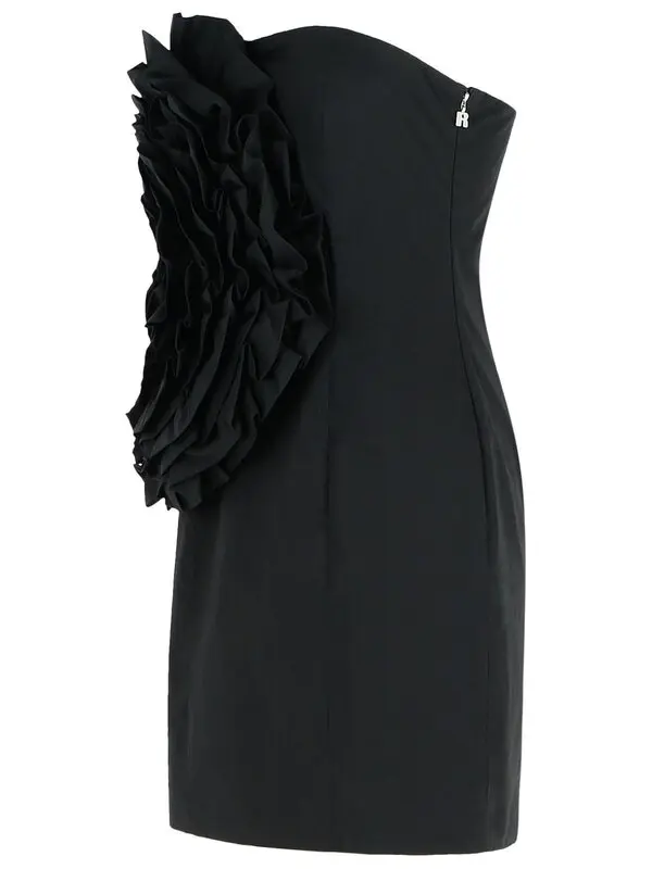 ROTATE BY BIRGER CHRISTENSEN Cotton Dress With Decorative Ornament