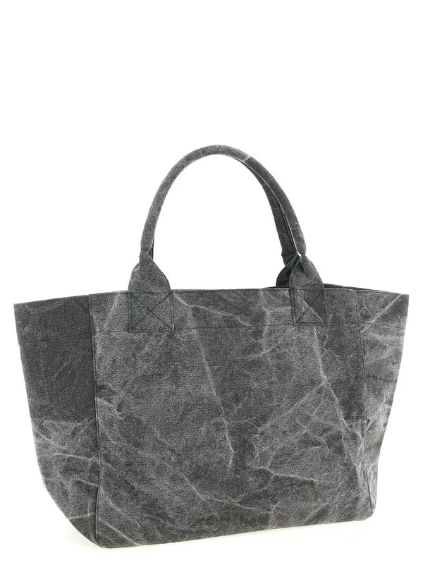GANNI Medium "fairy" Shopping Bag - Black