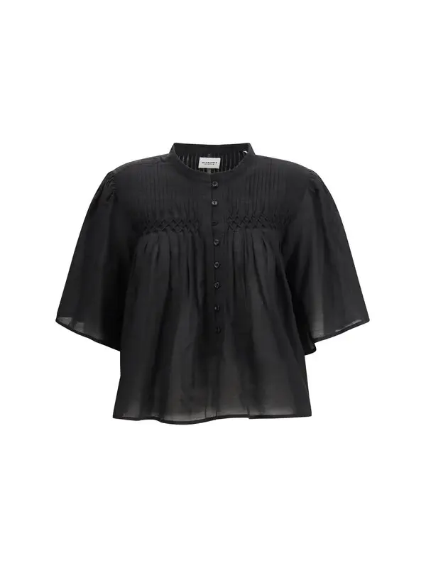 Isabel Marant Étoile Pleated Cotton Shirt