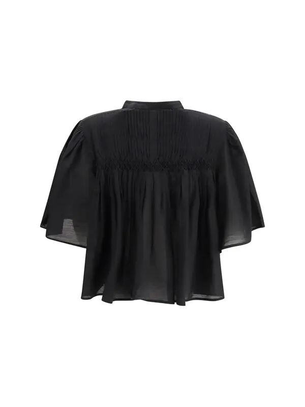 Isabel Marant Étoile Pleated Cotton Shirt