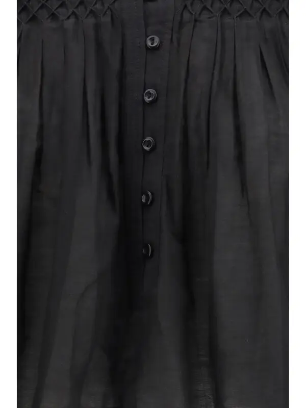 Isabel Marant Étoile Pleated Cotton Shirt