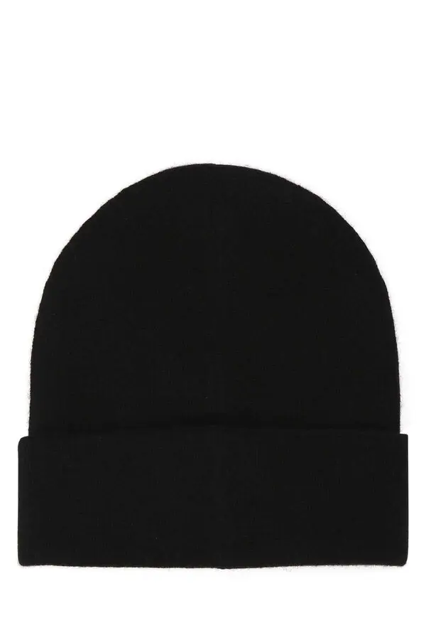 Alexander McQueen Cashmere Beanie Hat - Black