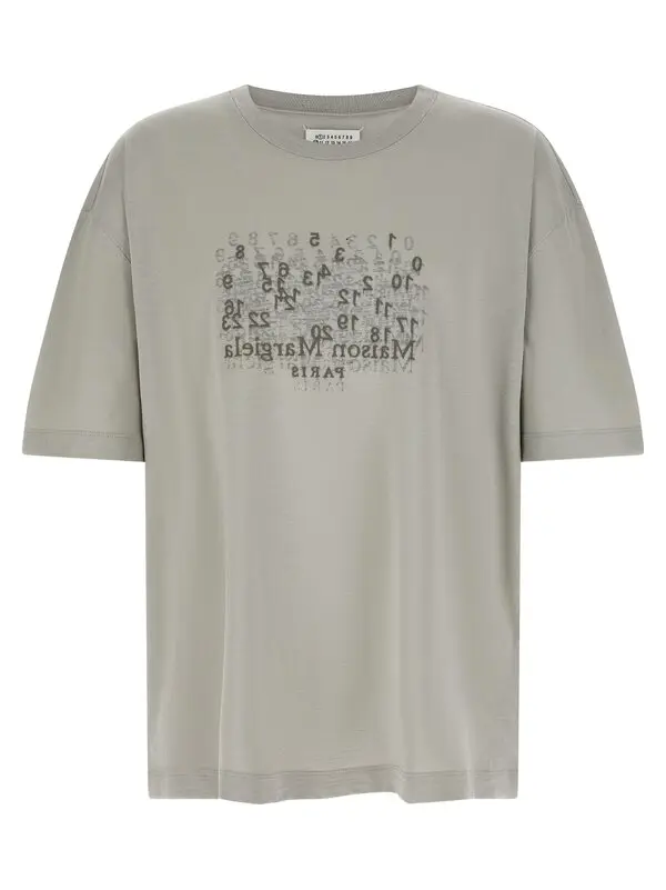 MAISON MARGIELA Numerical' T-shirt - Gray