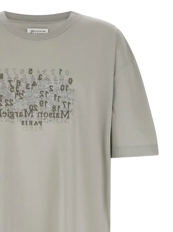 MAISON MARGIELA Numerical' T-shirt - Gray