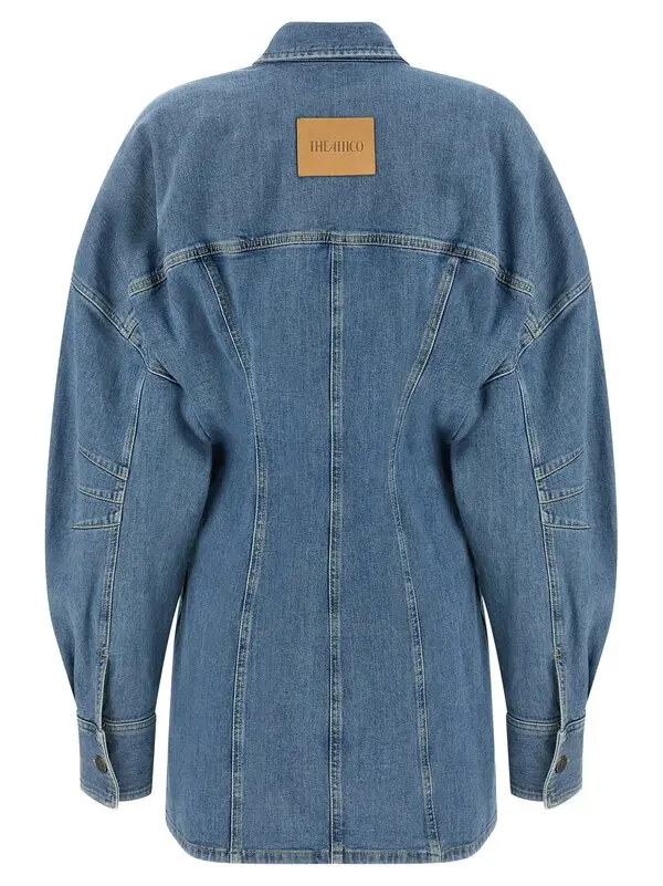Attico Denim Mini Dress