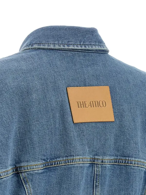 Attico Denim Mini Dress