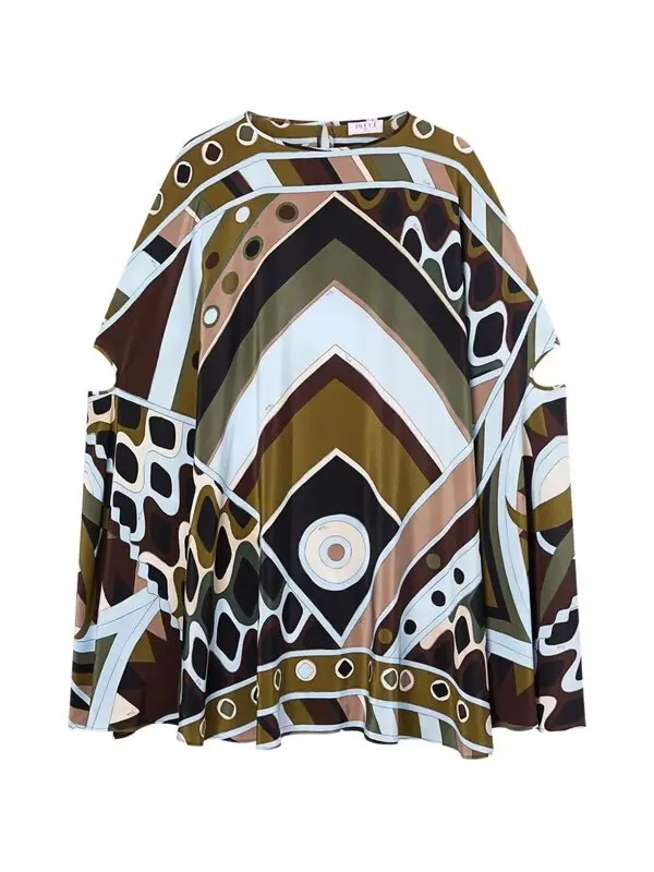 Emilio Pucci Printed Silk Dress
