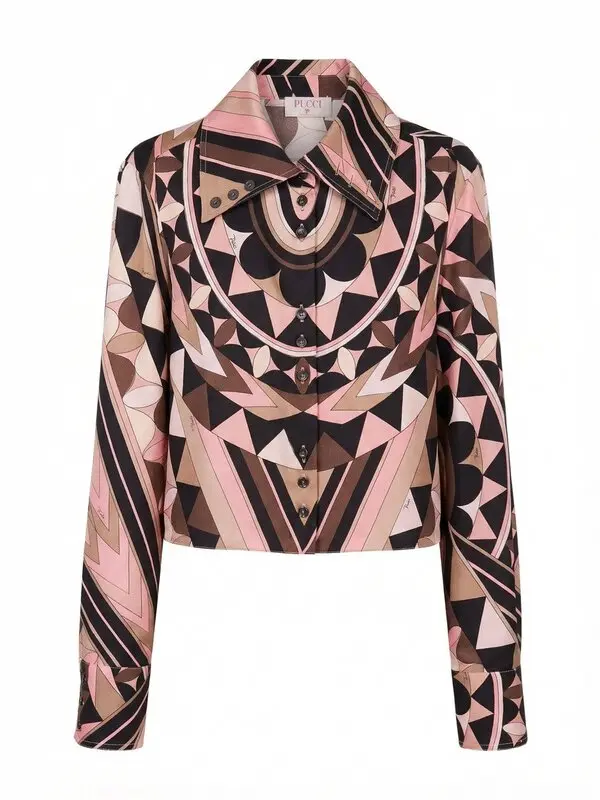 Emilio Pucci Printed Silk Shirt