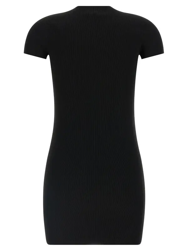 Alexander Wang Jacquard Knit Logo Dress