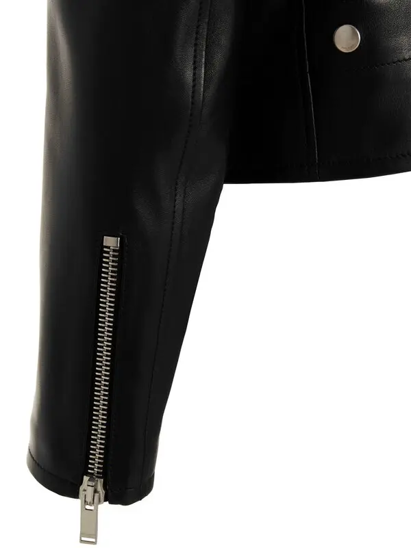Saint Laurent Leather Motorcycle Biker Jacket