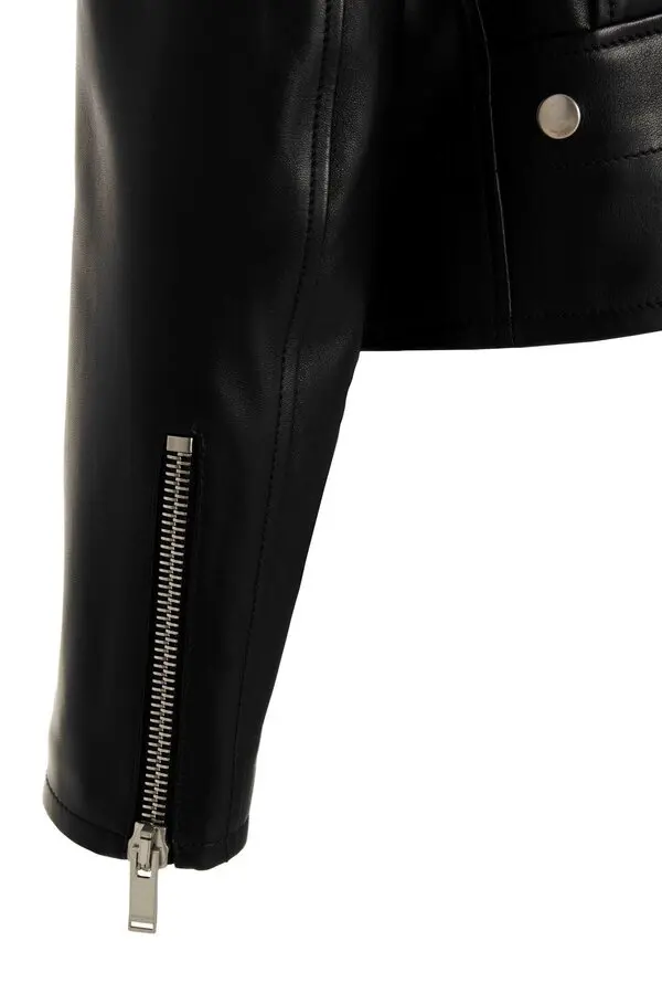 Saint Laurent Leather Motorcycle Biker Jacket