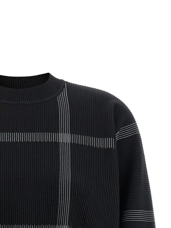 Issey Miyake Ribbed Knit Sweater