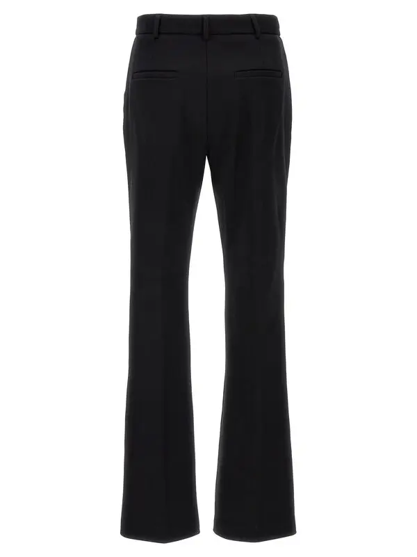 Sportmax Pontida Milan Stitch Cotton Jersey Pants - Black