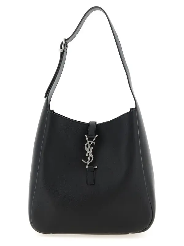 Saint Laurent Micro 'le 5 À 7' Leather Shoulder Bag - Black