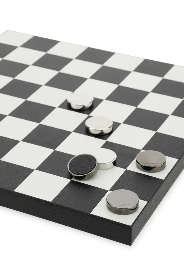 Prada Leather Checkers Game Kit