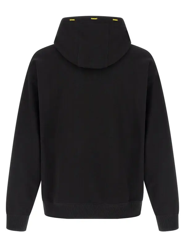 Fendi Cotton Hoodie With Ff Logo Embroidery