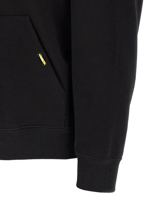 Fendi Cotton Hoodie With Ff Logo Embroidery
