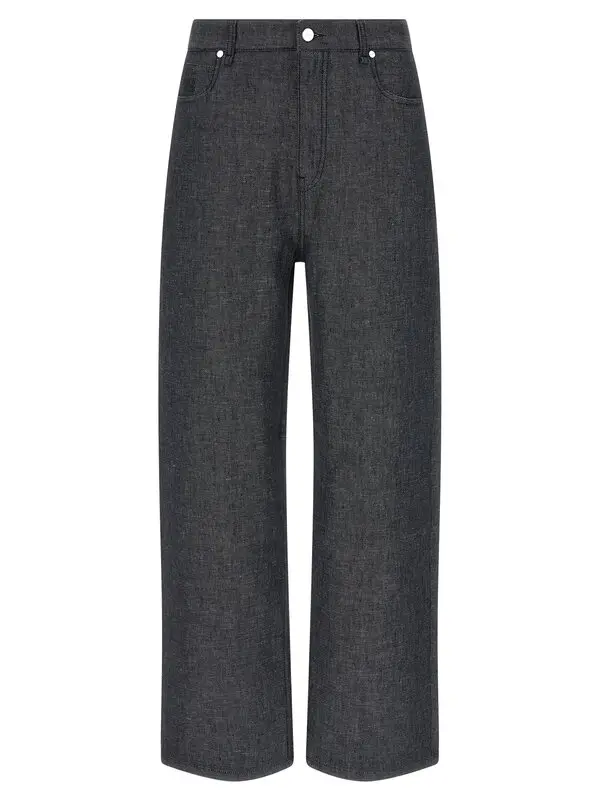 Fendi Ff Selleria Jeans - Gray