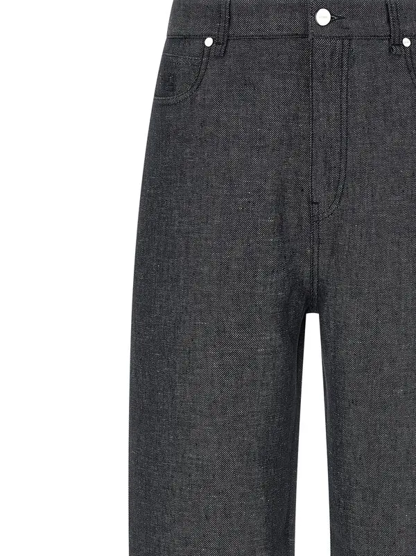 Fendi Ff Selleria Jeans - Gray