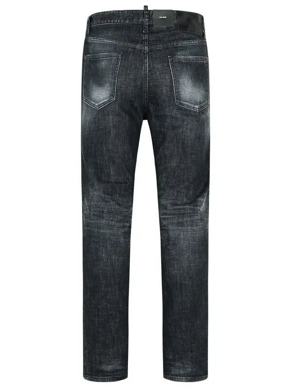 Dsquared2 642" Cotton Jeans - Black
