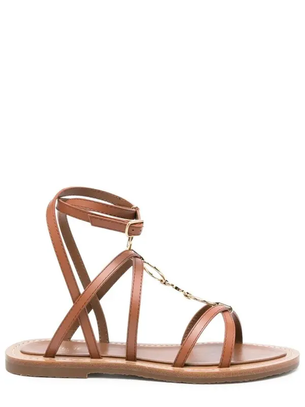 Celine Lympina Sandals - Brown