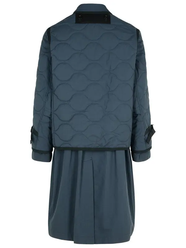 Sacai Quilted Parka With Buckle Cuffs