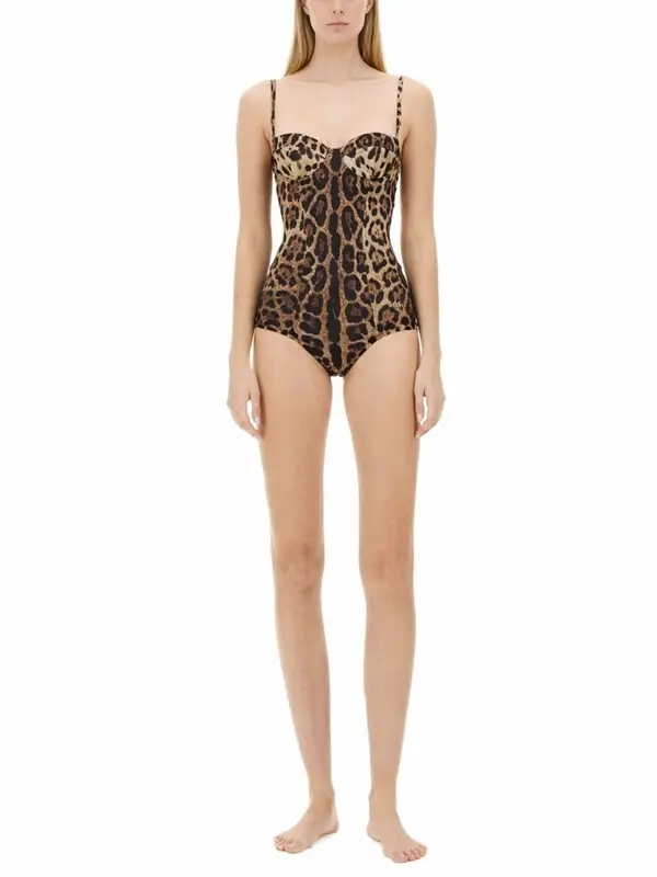 Dolce & Gabbana Full Costume With Leopard Print