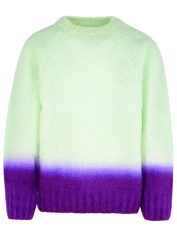 Sacai Alpaca Blend Sweater - Green