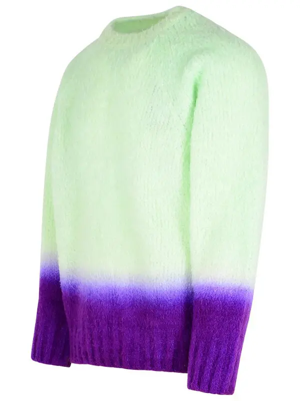 Sacai Alpaca Blend Sweater - Green