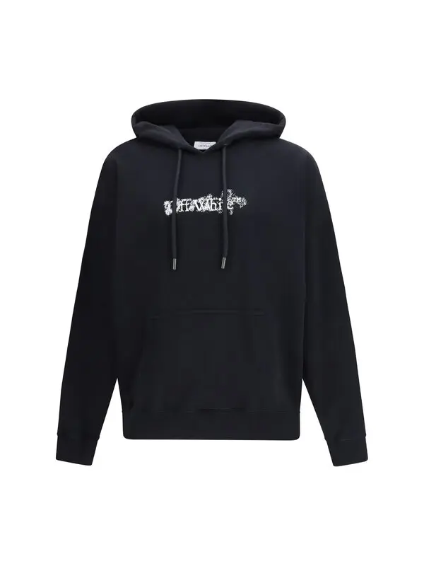 Off-White Heraldic Treshold Arrows Skate Hoodie - Black