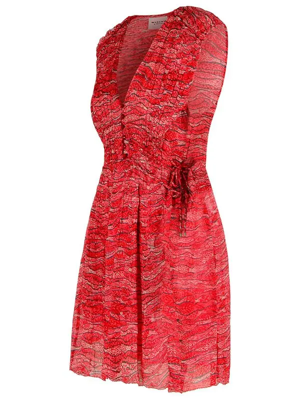 Isabel Marant Étoile Anawa Viscose Dress - Red