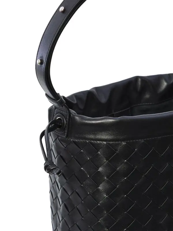 Bottega Veneta Woven Calfskin Bucket Bag