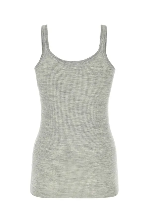 Bottega Veneta Ribbed Wool Tank Top