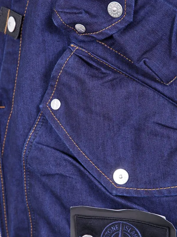 Stone Island Sleeveless Denim Vest
