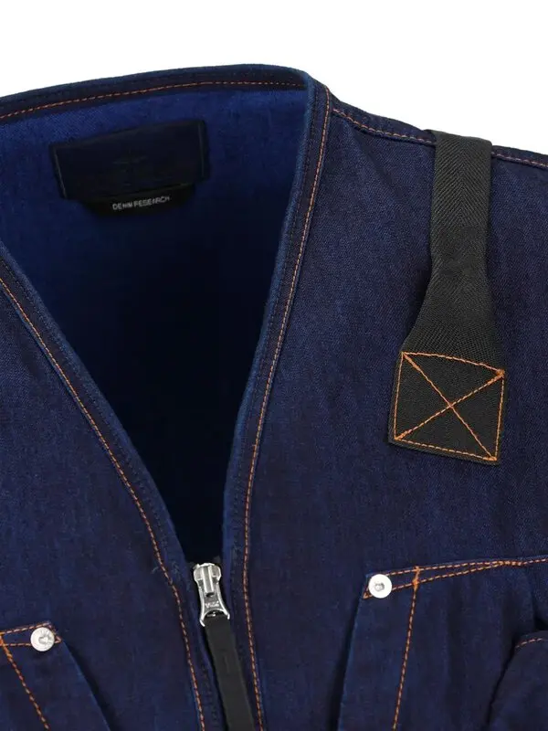 Stone Island Sleeveless Denim Vest