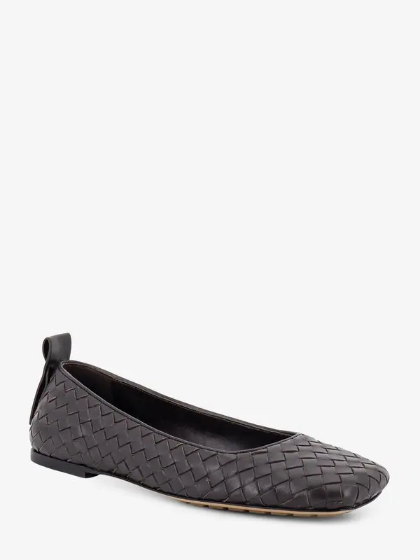Bottega Veneta Charlotte Leather Ballerinas - Multicolor