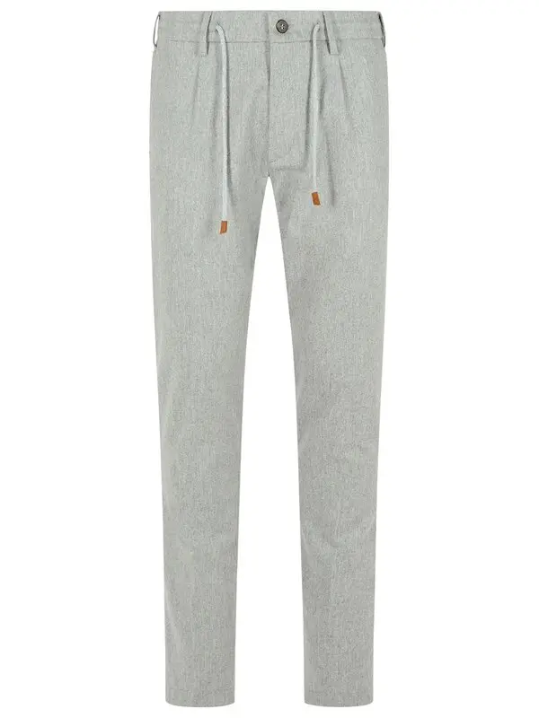 Eleventy Wool Blend Trousers - Gray