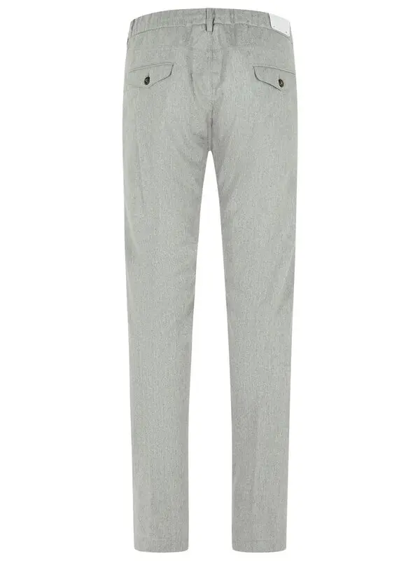 Eleventy Wool Blend Trousers - Gray
