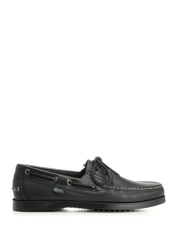 Paraboot Barth Boat Moccasin - Black