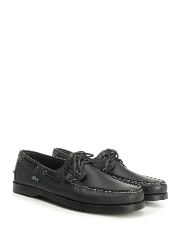 Paraboot Barth Boat Moccasin - Black