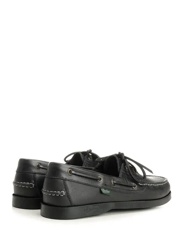 Paraboot Barth Boat Moccasin - Black