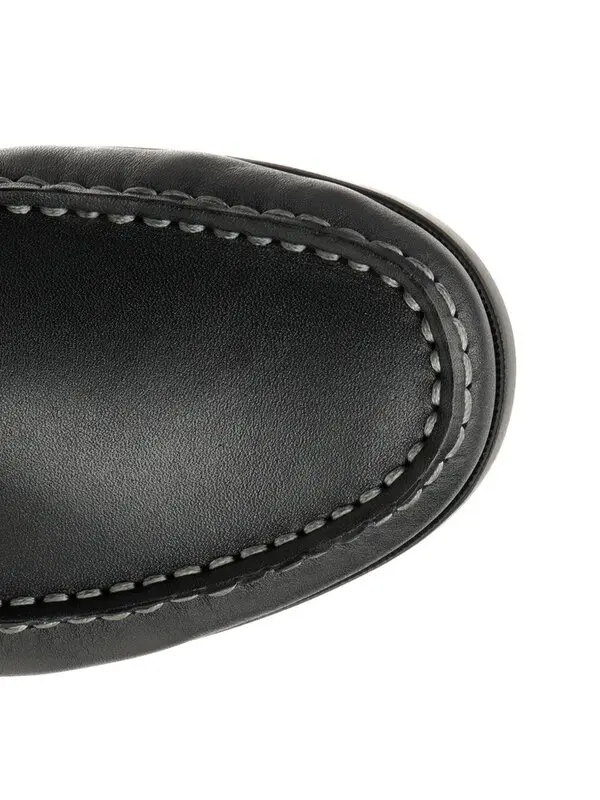 Paraboot Barth Boat Moccasin - Black