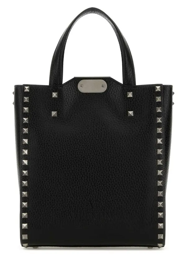 Valentino Garavani Leather Rockstud Handbag