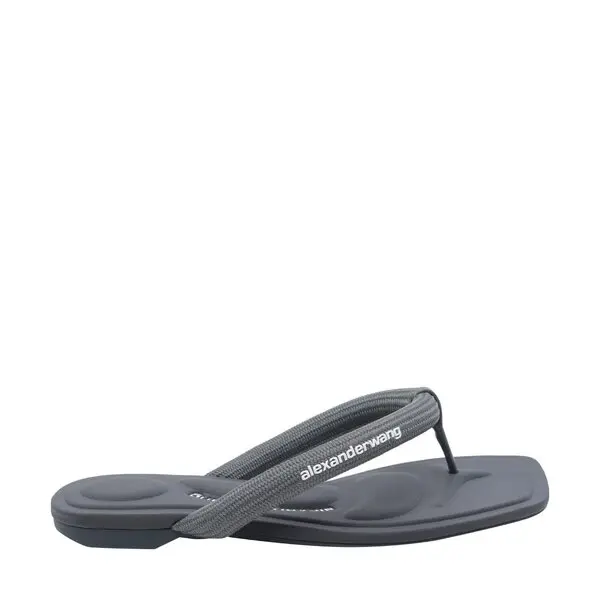 Alexander Wang Jenna Tubular Flat Thong Sandals - Gray